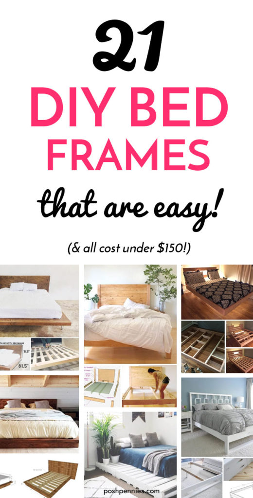 21 Awesome DIY Bed Frames You Can Totally Make - Posh Pennies