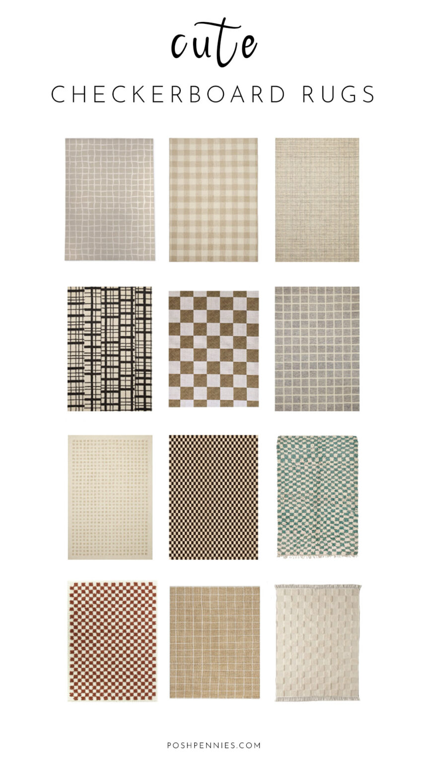 9 Best Checkerboard Rugs Perfect For Your Home! - Posh Pennies