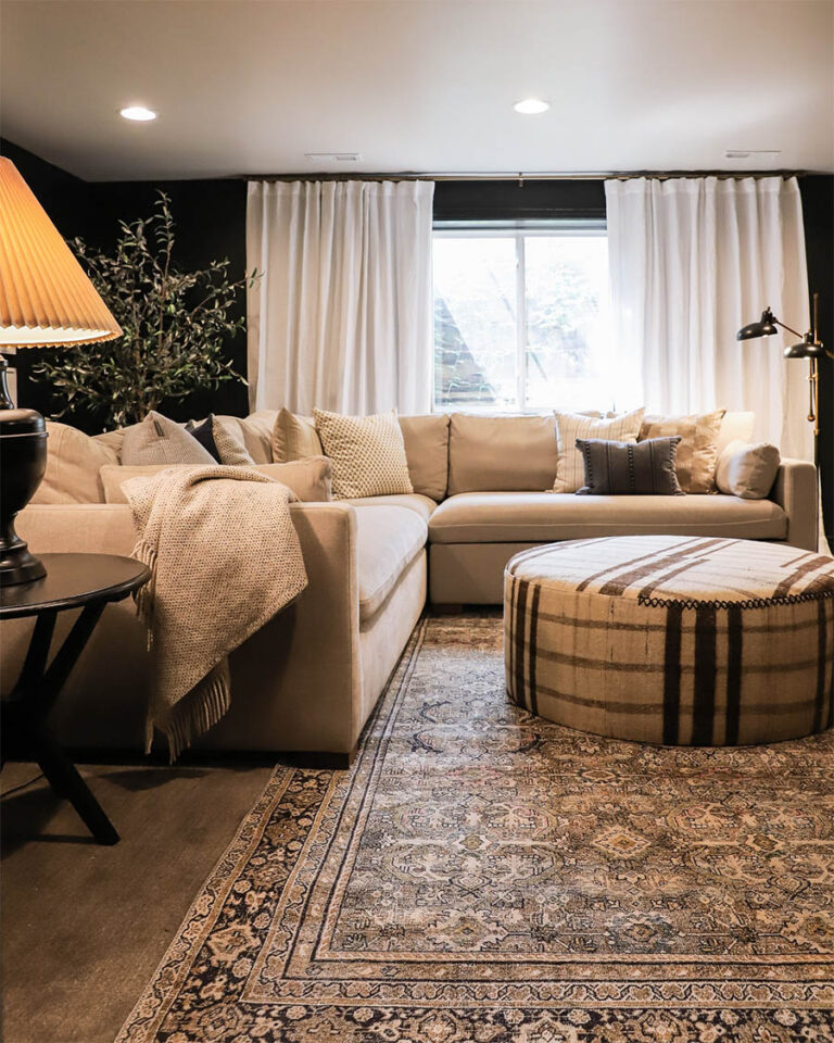 When to use a round ottoman + my favorite ones! - Posh Pennies
