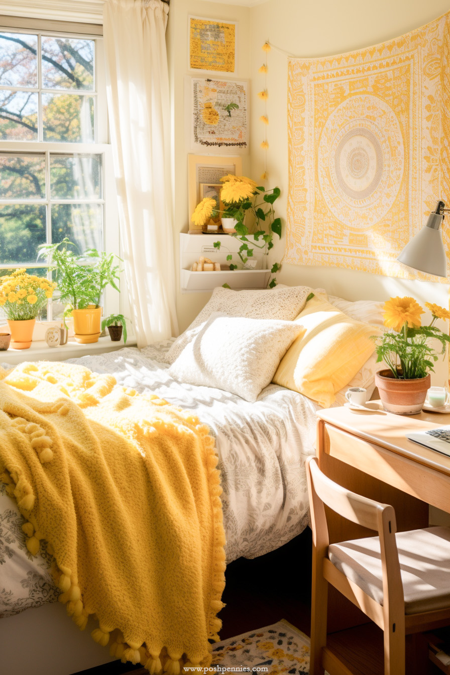 Brilliant And Affordable Boho Dorm Room Decor Ideas - Posh Pennies