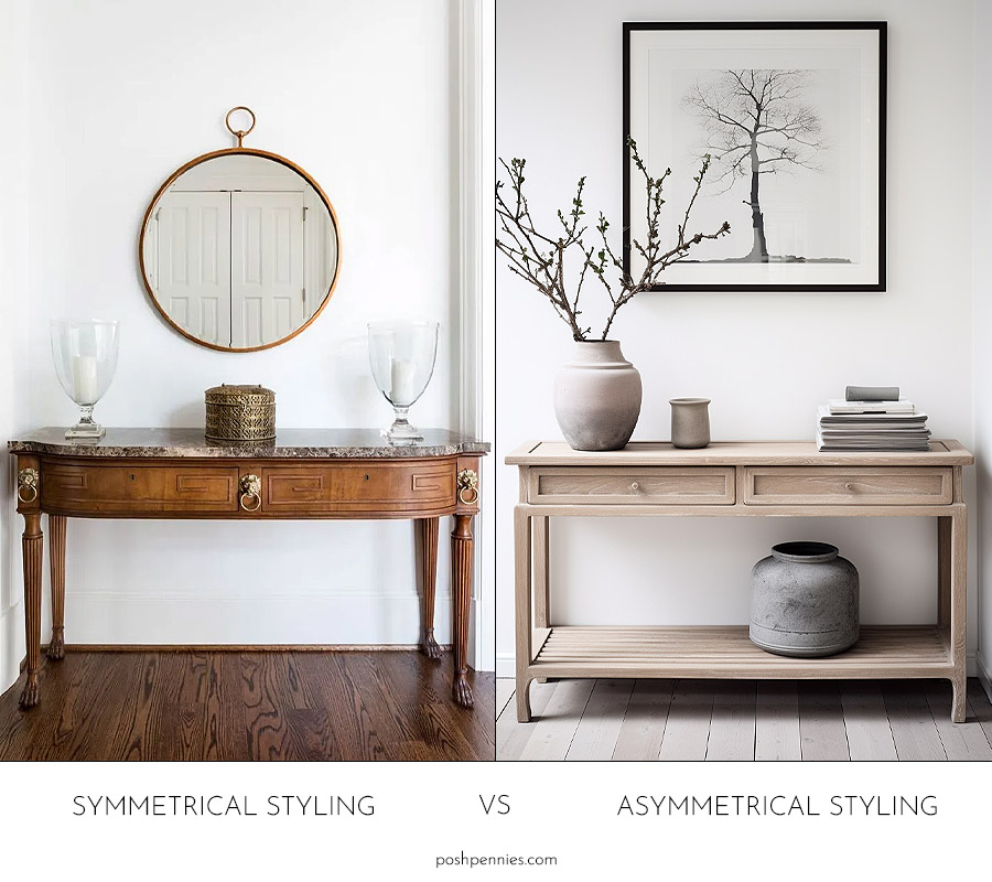 Finally! A Formula For How to Style A Console Table Perfectly Every ...